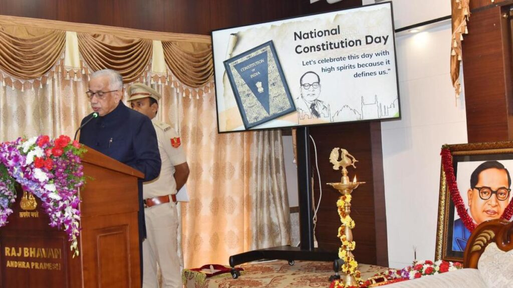 Andhra Pradesh Governor Abdul Nazeer leads Constitution Day ...