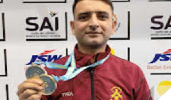 Indian Shooter Chain Singh Clinches Three Gold Medals in National ...